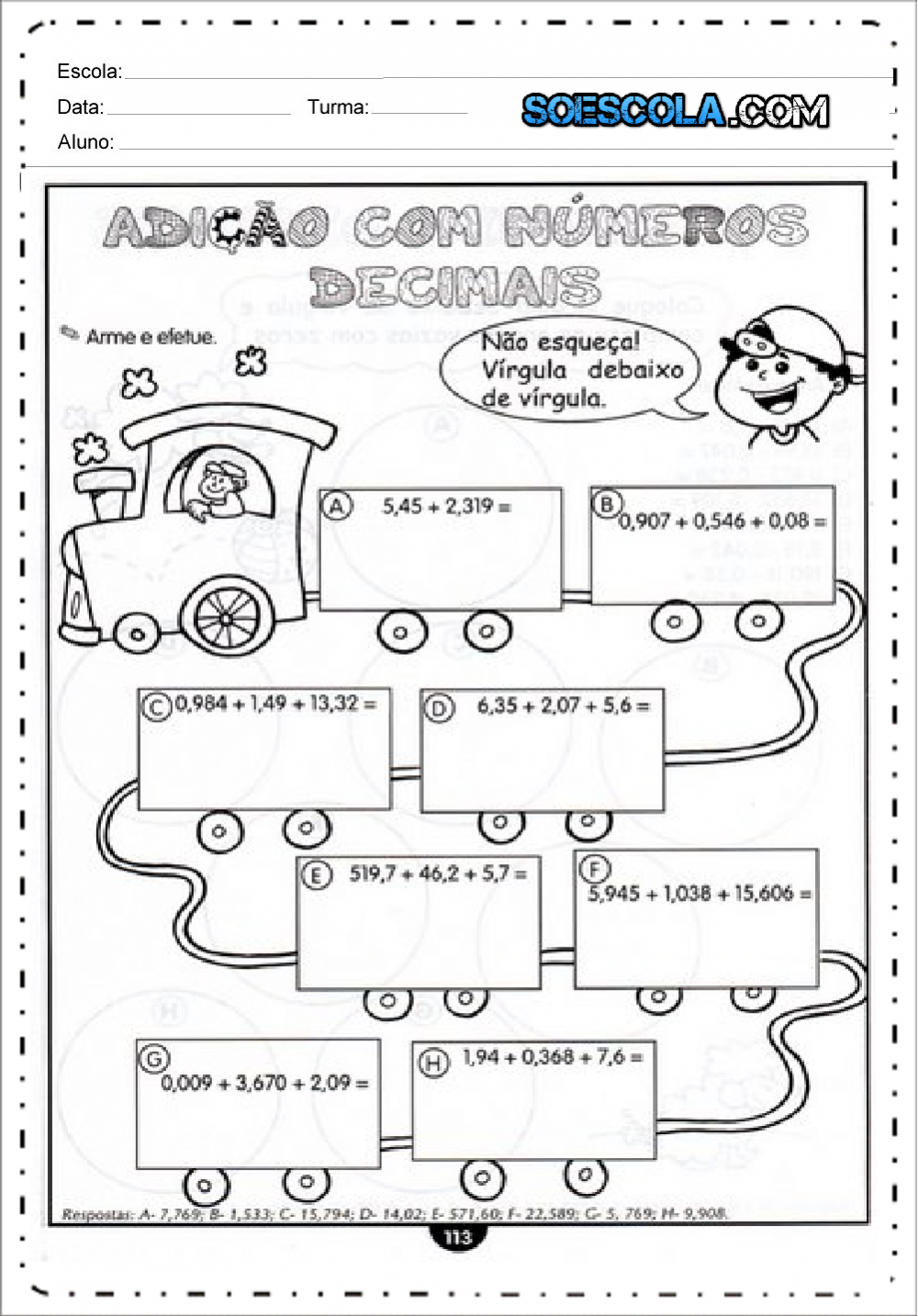 Leitura De Números Decimais Por Extenso - FDPLEARN