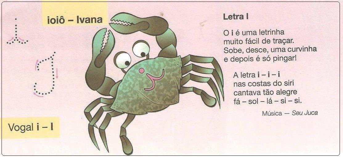 Textos Musicais do Alfabeto - Letra: I — SÓ ESCOLA